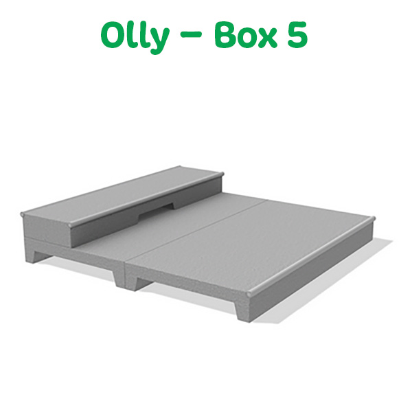 Urządzenie skateparku Olly – Box 5 - Fenster Sp. z o.o.